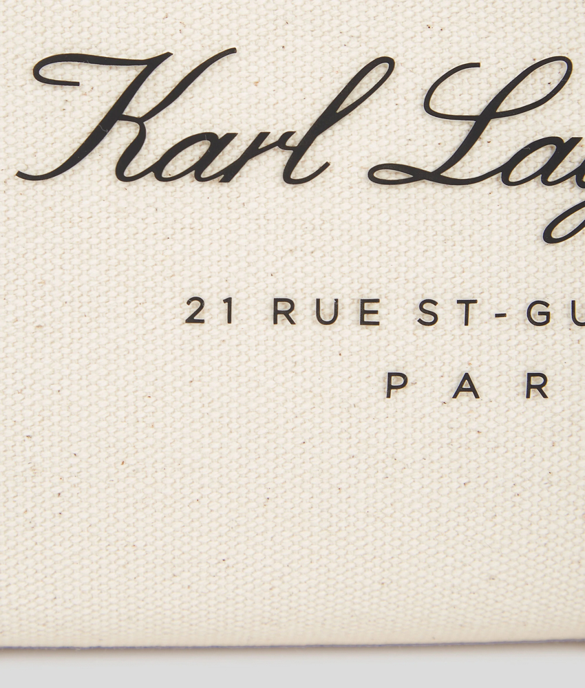 Women's Beige Hotel Karl Canvas Pouch Karl Lagerfeld A1W46080-106 ...