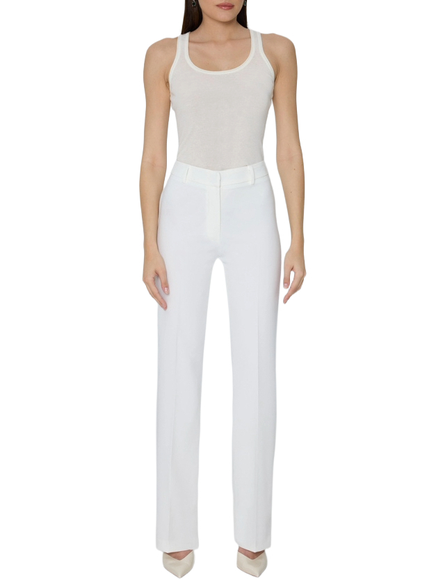 Women's Ecru Lorrie Trousers Mind Matter MML25-01-03-001 | Centraleshop.gr