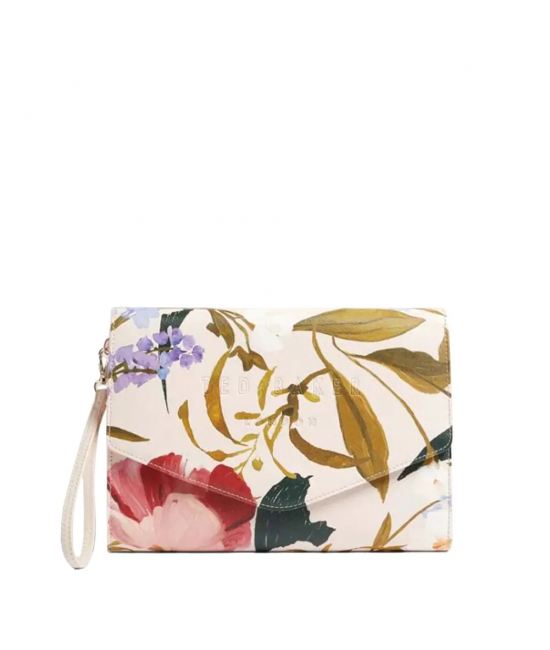Women's Light Pink Poseii Floral Printed Icon Pouch Ted Baker 280646-LT ...